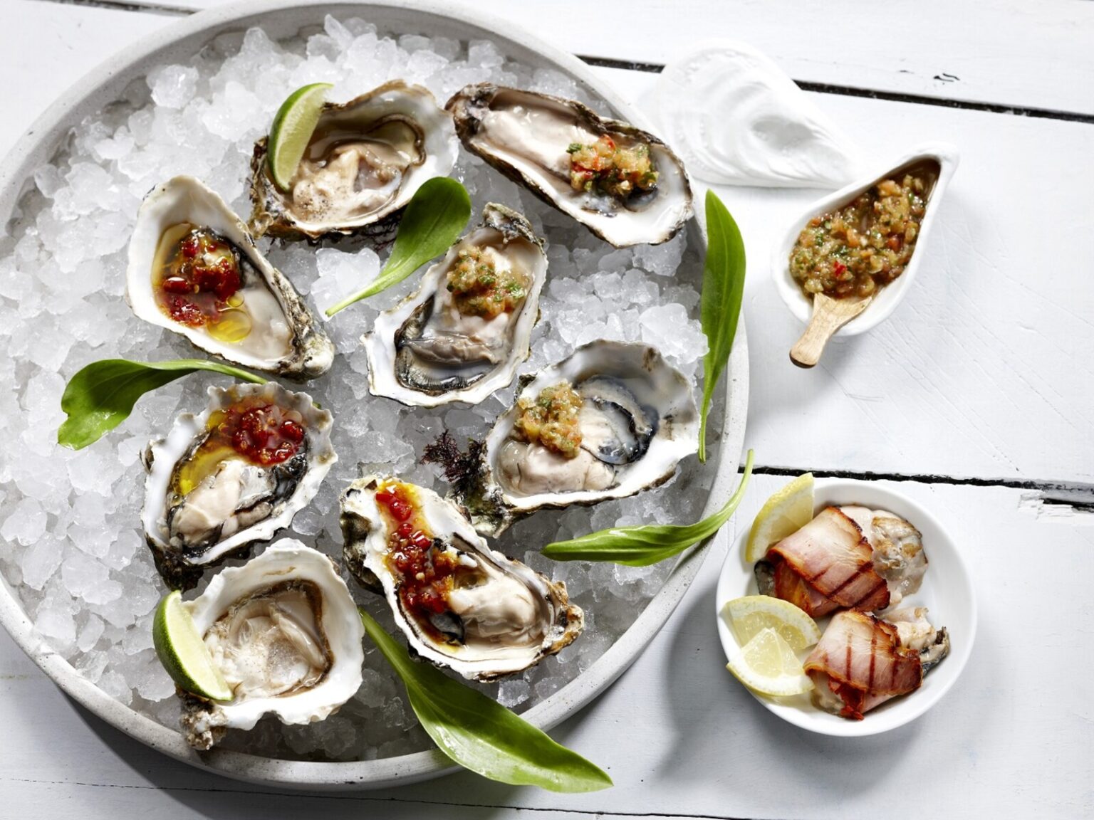 Trio van oesters - Schuitemaker vis